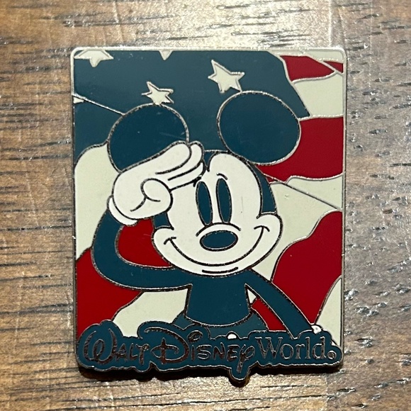 Disney | Other | Disney World Saluting Mickie Mouse Patriotic American ...